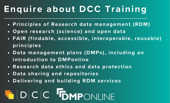 Dcc Because Good Research Needs Good Data